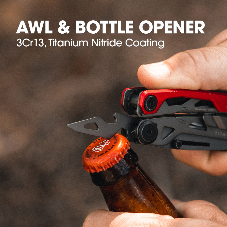 Ti Pocket Multi Tool - MTools - pliers, saw, awl, and more